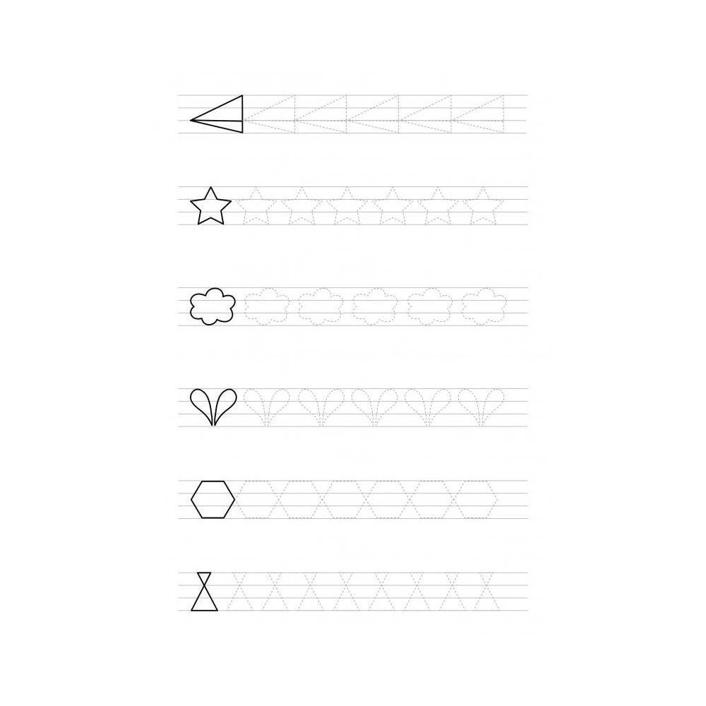 Coloring page A4 Patterns 32 sheets Martel